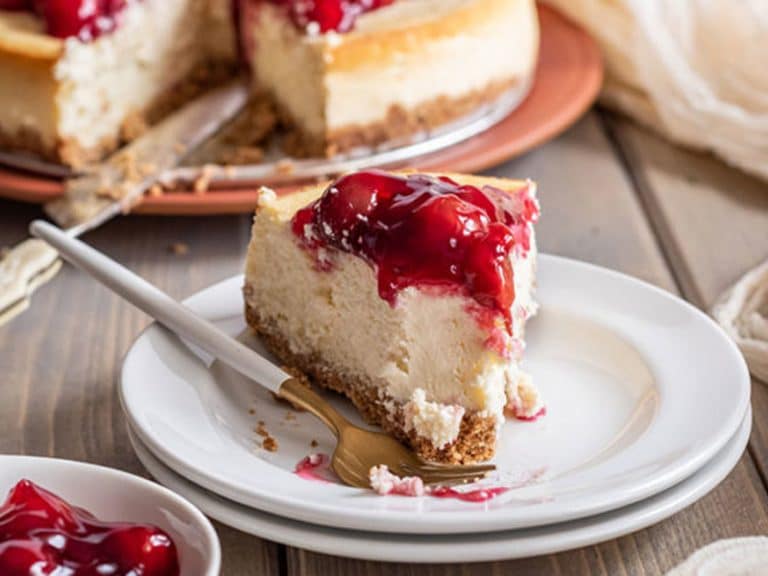 French-Style Cheesecake Recipe - Simply Healthy Family